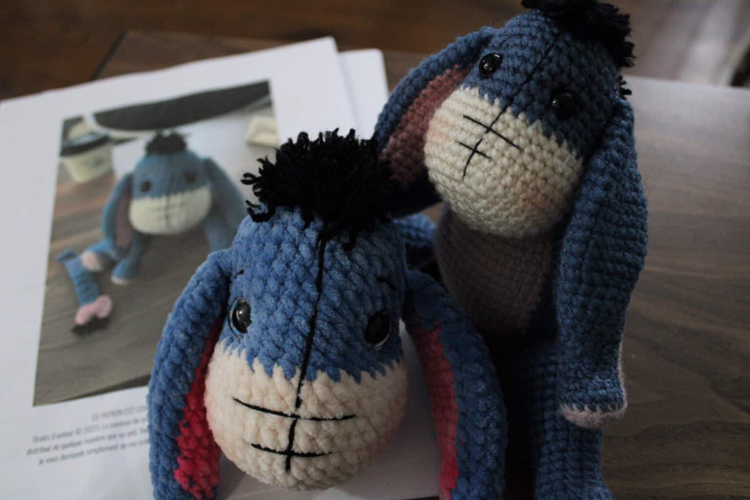 Eeyore pattern EN/FR
